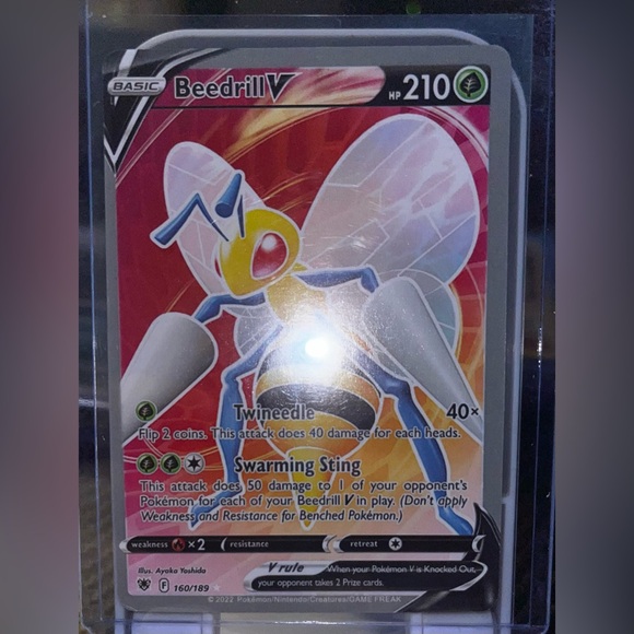 Pokemon | Other | Pokemon Tcg Beedrill V Swsh Astral Radiance 6189 2022 ...